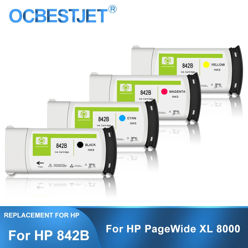 [Third Party Brand] For HP 842 842B Compatible Ink Cartridge With Full ...