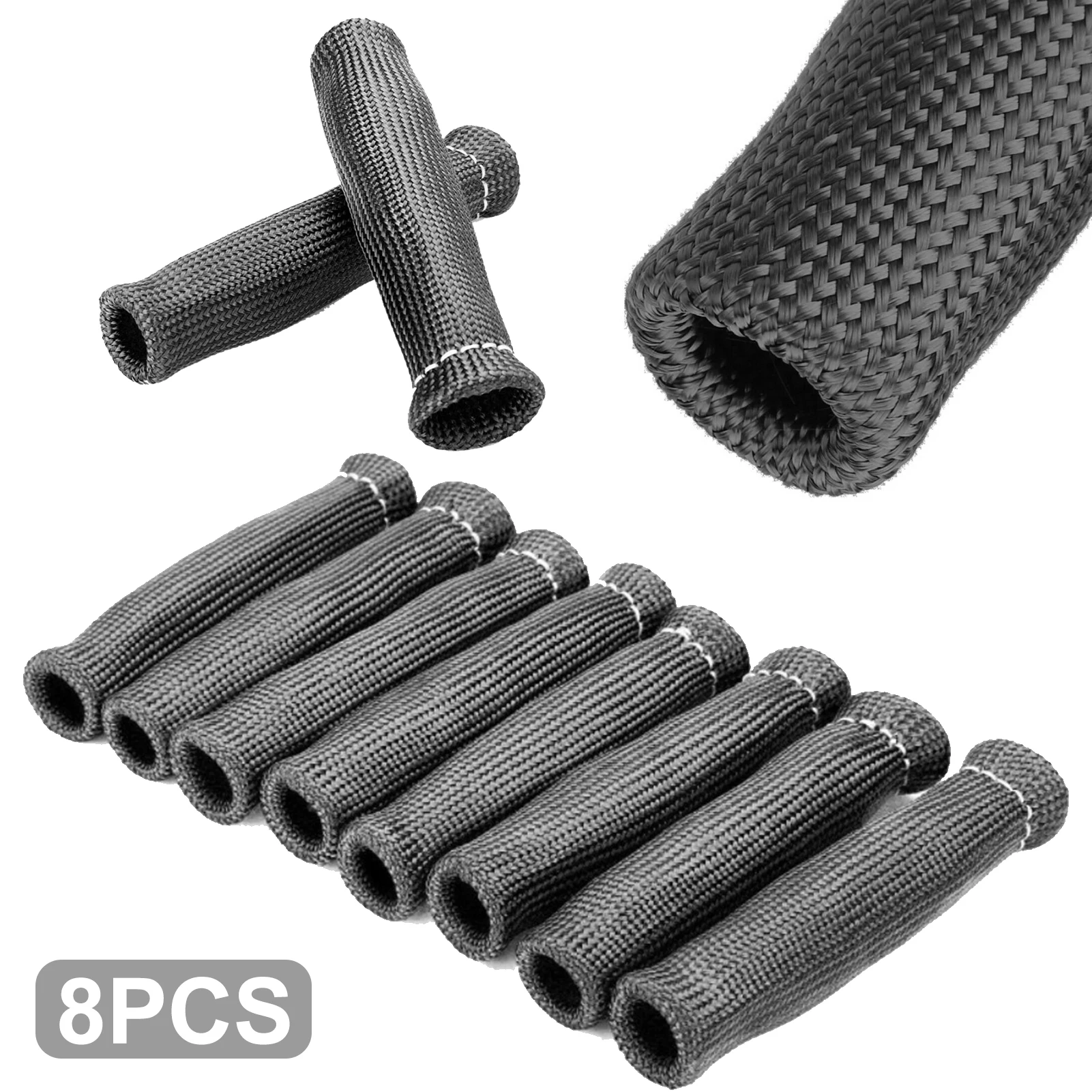 8pcs-set-Spark-Plug-Wire-Boot-Protector-Sleeve-Heat-Shield-Cover-For ...