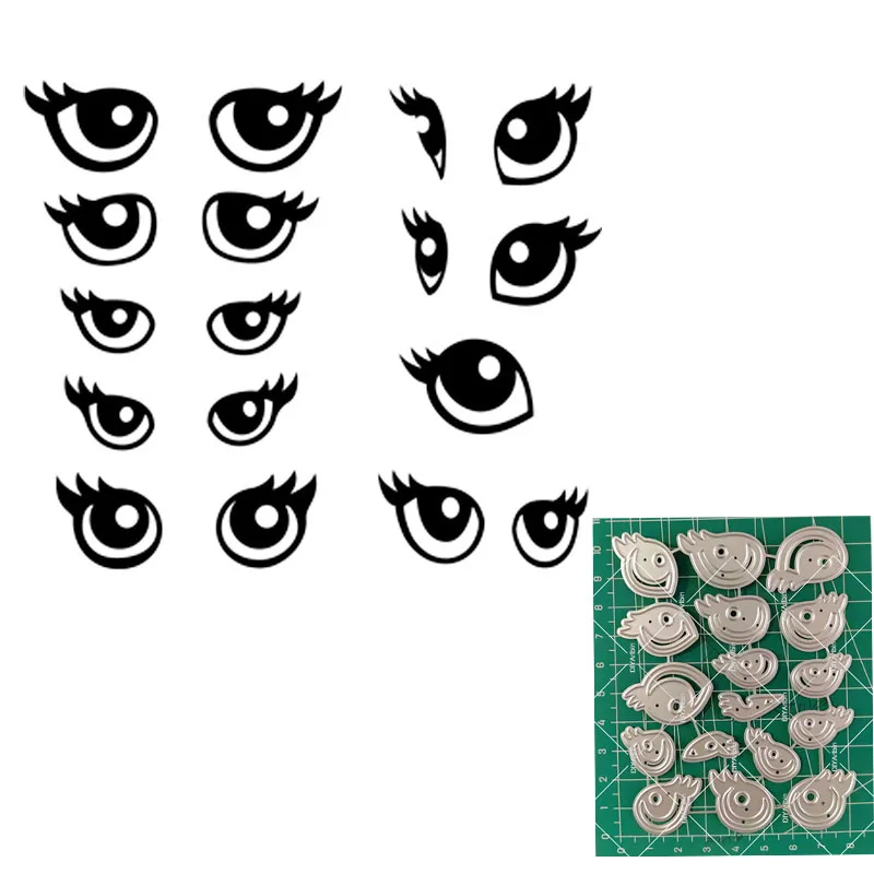 Eyes-Metal-Cutting-Die-Mould-Scrapbooking-Decoration-Embossed-Photo ...