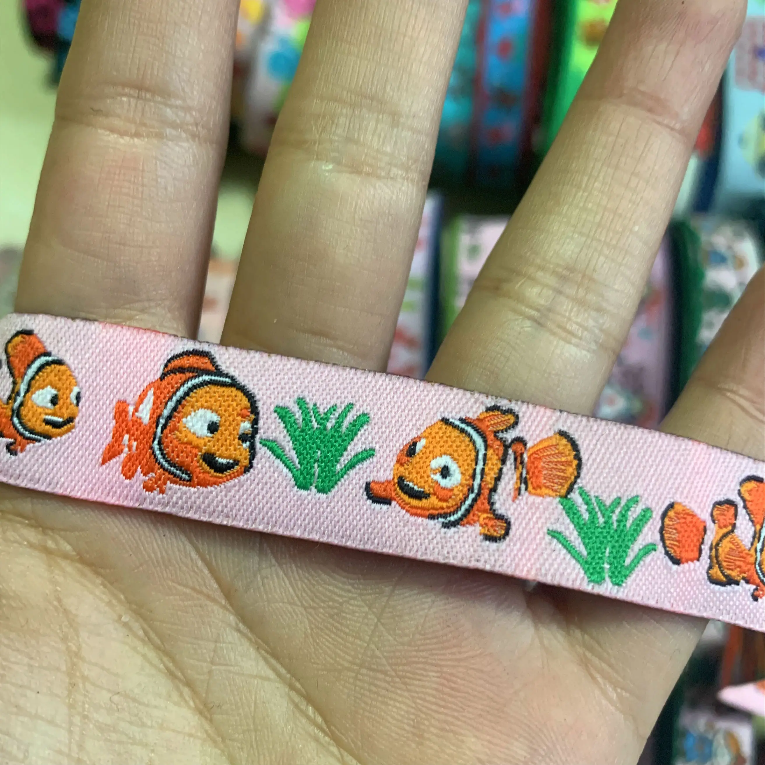 Zerzeemooy 5/8" 16 Mm 5yards/lot Cartoon Polyester Woven Jacquard ...