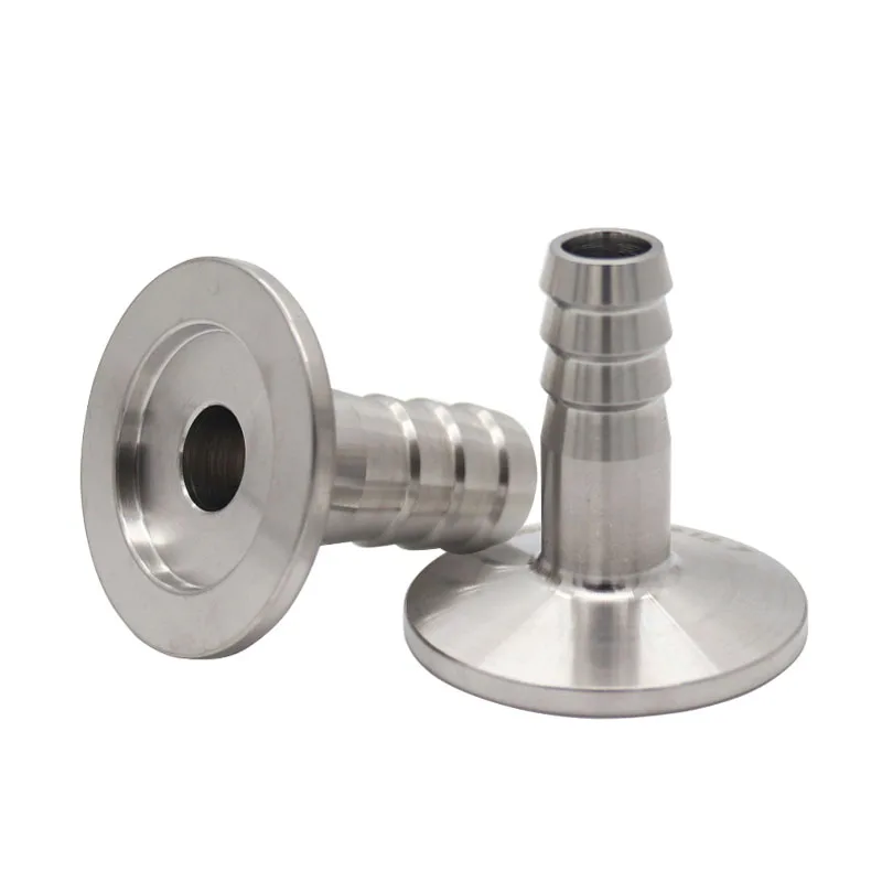 KF16 KF25 KF40 KF50 Hose Barb Adapter Vacuum Fitting SS304 Stainless ...