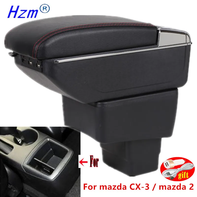 Armrest Box for Mazda 2 CX 3 CX3 2018 2019 2020 Leather Arm Rest Center ...