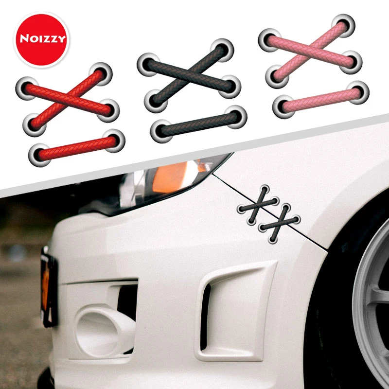 Noizzy-Fake-Stitch-Lace-Car-Stickers-Fashion-Auto-Decals-2019-Vinyl ...