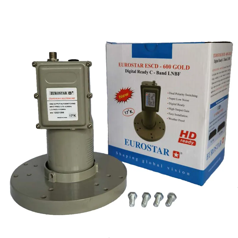 single output HD digital high performance tv lnb c band lnb 5150MHz ...