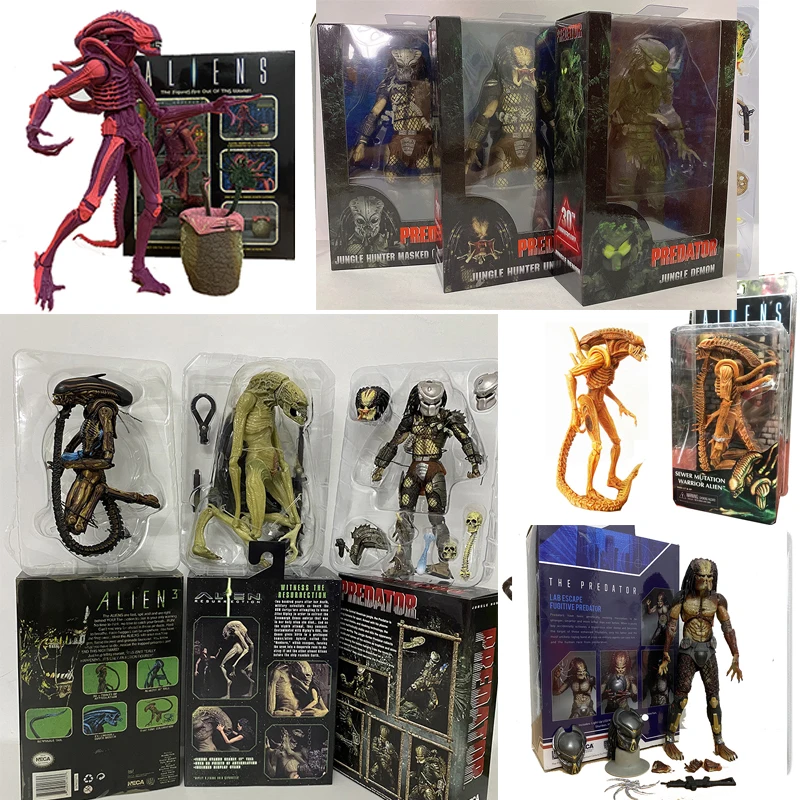 NECA-Lab-Escape-Fugitive-Predator-Kenner-Leader-Clan-Chief-Resurrection ...