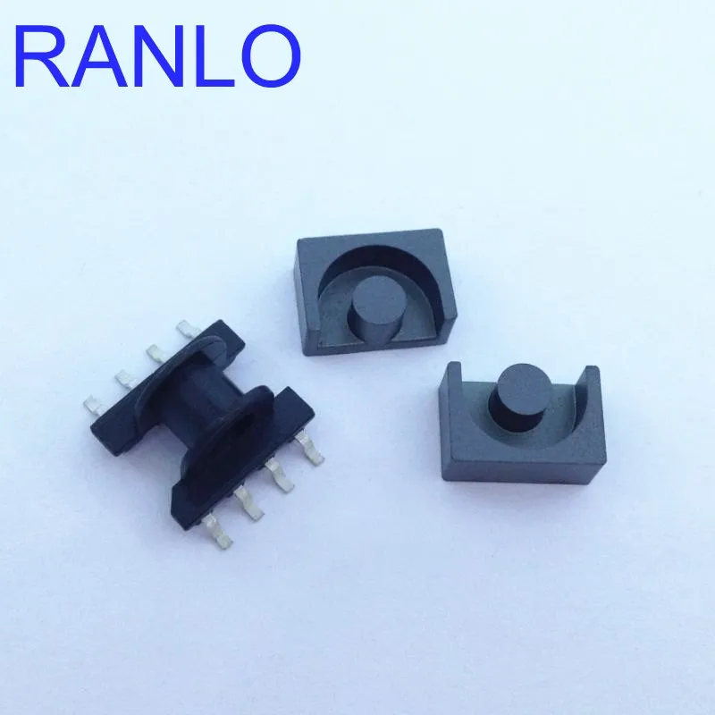 EP7 SMT Transformer Bobbin 4+4pin PC40 Ferrite Core,