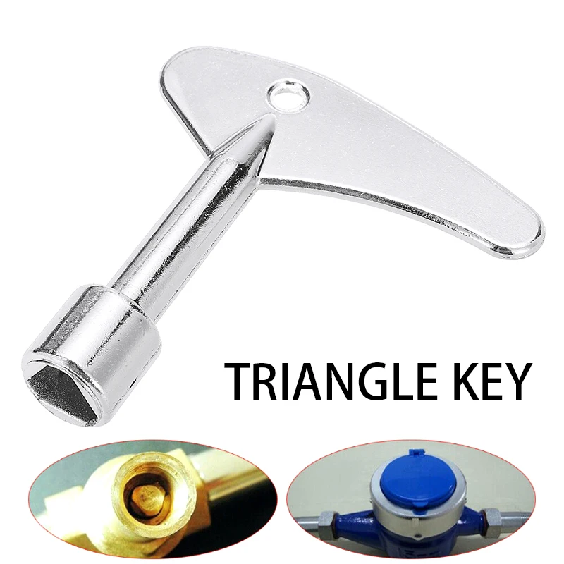 1pc Inner Triangle Key Wrench Emergency Lift Plumber Electric Cabinet ...