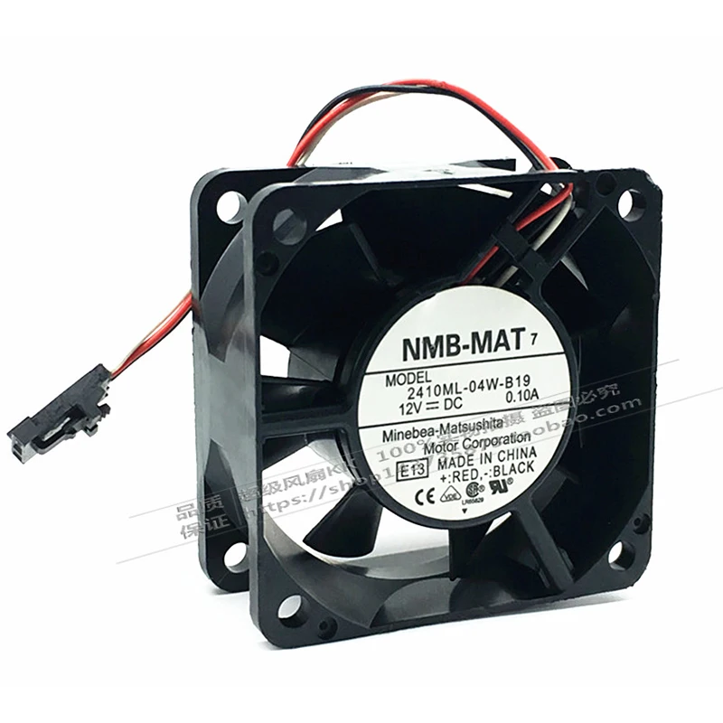 Original for NMB 2410ML-04W-B19 12V 0.10A 6CM 6025 computer case power ...