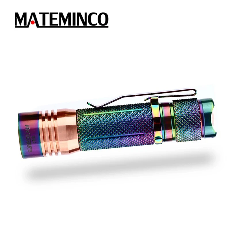 Stainless Steel Flashlight Mateminco S01 4 * CREE XPG3/Nichia 219B max ...