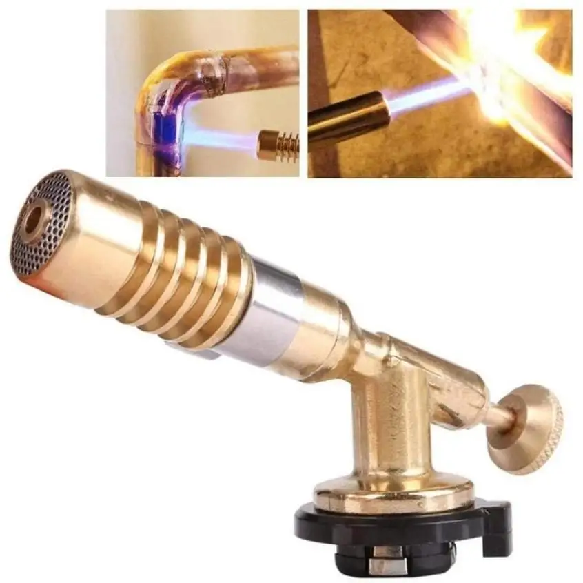 All copper cassette liquefied gas torch outdoor igniter butane gas ...