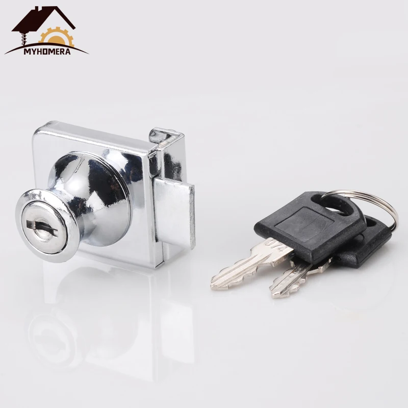 Myhomera Display Showcase Cabinet Lock Double Glass/ Single Glass No ...