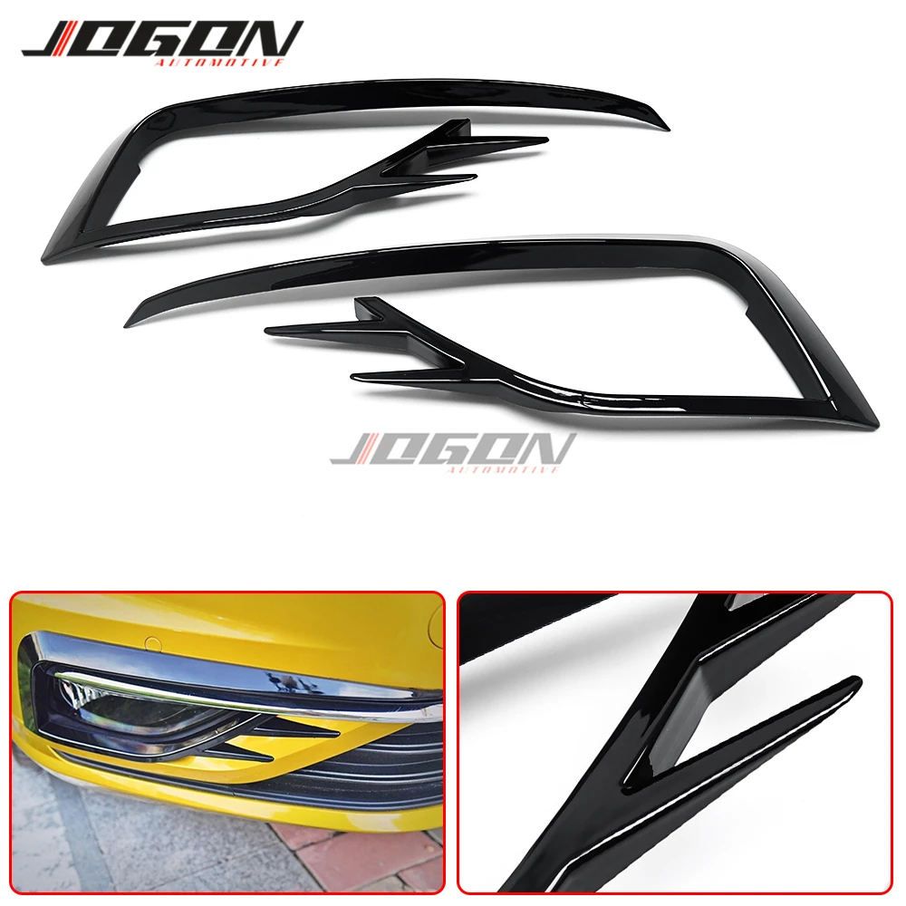 Black For Volkswagen VW Golf 7.5 MK7.5 2019+ Car Accessories Front Side ...