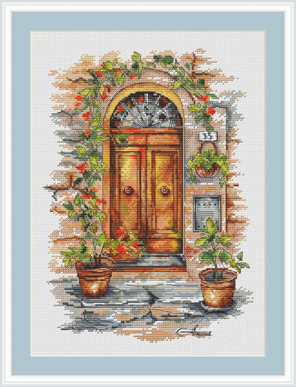 M200109-Homefun-Cross-Stitch-Kits-Package-Greeting-Needlework-Counted ...