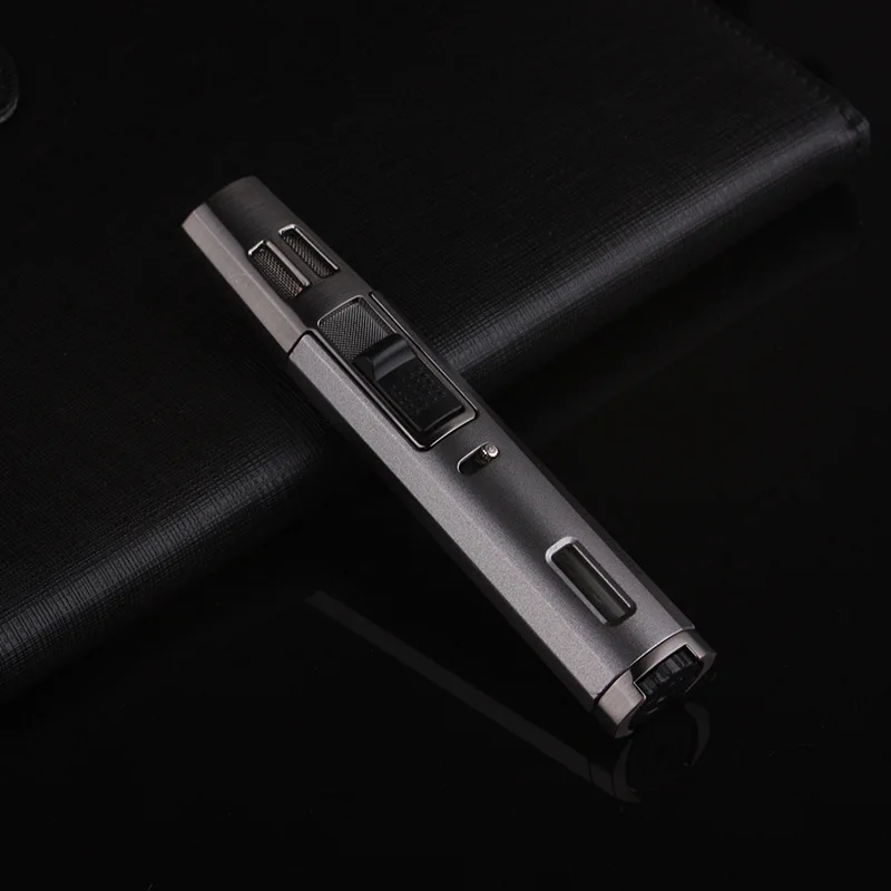 BBQ Kitchen Butane Two Torch Turbo Lighter Magic Flame Gas Lighters ...