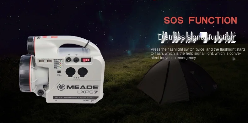 Meade Professional Multifunctional 12V7A Rechargeable Power