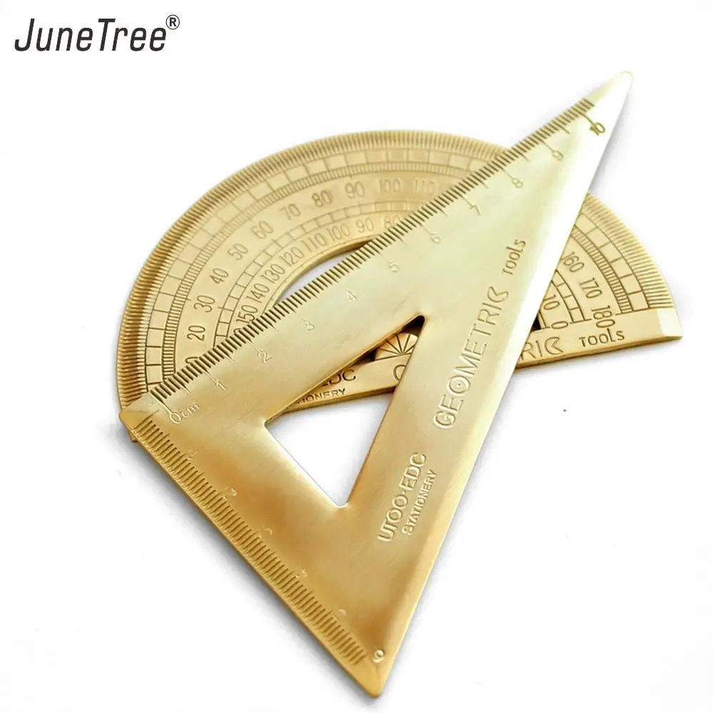 Metal Carpenter Square | Copper Straight Ruler | Metal Triangle Miter ...