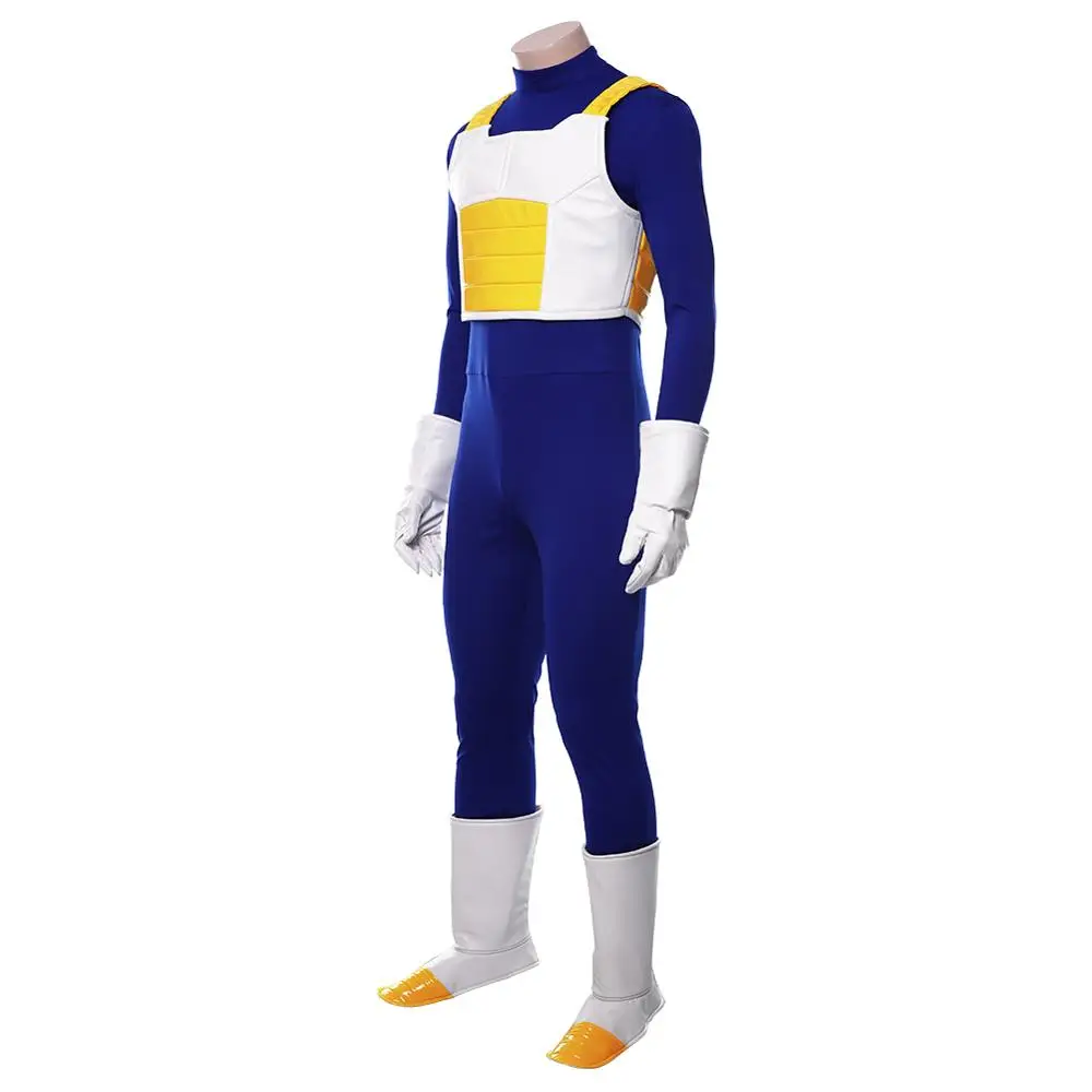 Anime Dragon Ball Z Vegeta Jumpsuit Cosplay Costume Full Set ...