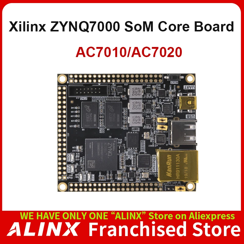 Alinx Som Ac7010 Ac7020: Xilinx Zynq-7000 Soc Xc7z010 Xc7z020 Zynq Arm 7010 7020 Industrial ...