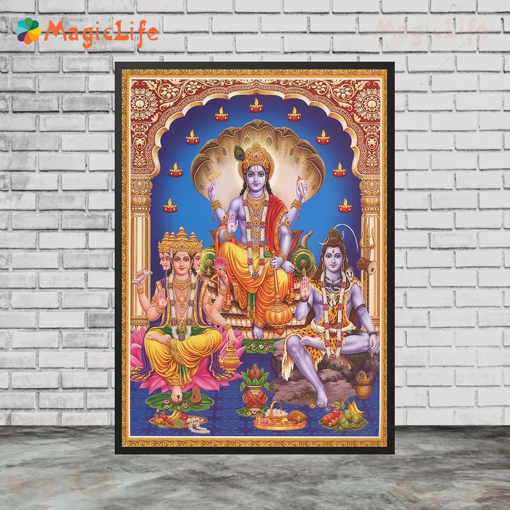 Wall Décor Home Décor Home & Living Handmade Art Lord Brahma Wall Décor ...