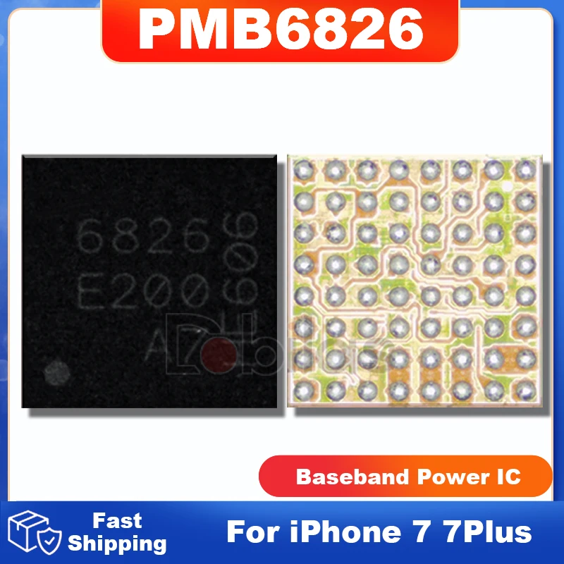 10Pcs PMB6826 6826 For iPhone 7 7Plus BaseBand Power IC BGA BBPMU_RF ...