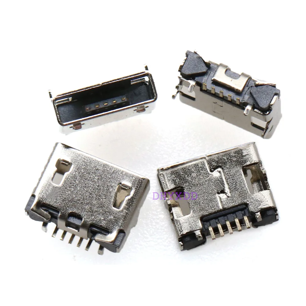 5pcs Micro Usb Charging Port Usb Jack Square Mouth Connector For Dji ...