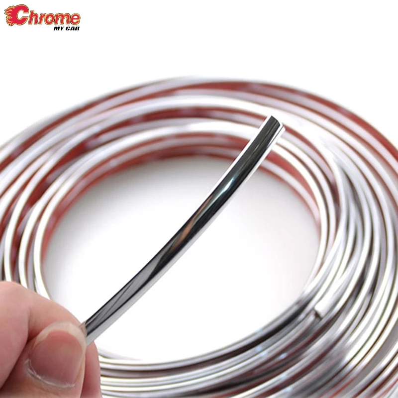 3m/6mm Car Styling Chrome Strips Decoration Moulding Trim Cover Auto ...