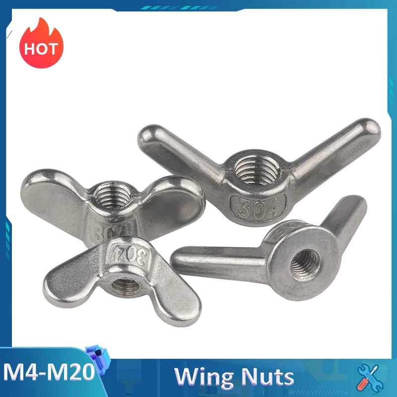 Орехокол Бабочка Сталь 2 | 304 Stainless Steel Hand Tighten Nut - 1pcs ...