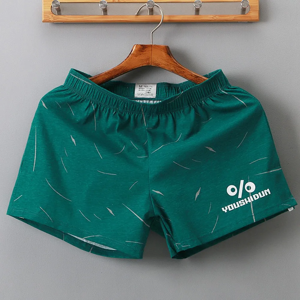 Cueca boxer masculina de algodão, roupa de baixo para homens jovens ...