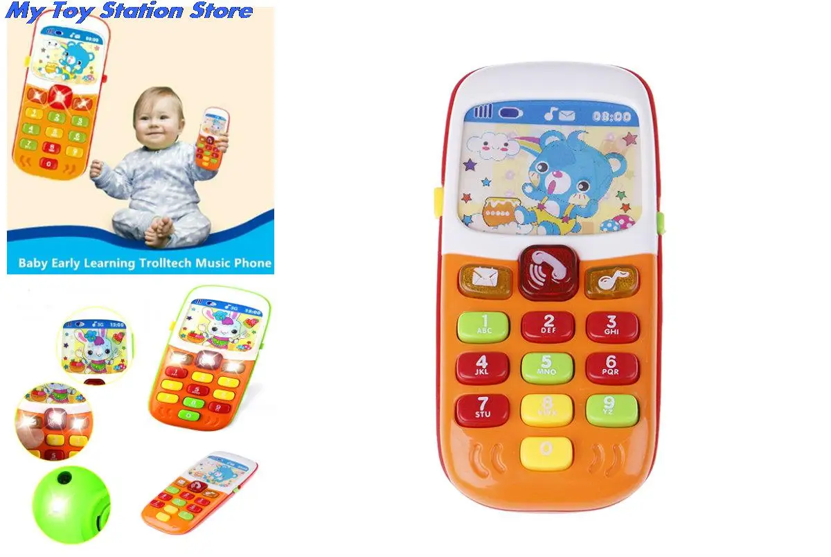 Mini Cute Kids Cellphone Telephone Mobile Phone Educational Toys ...