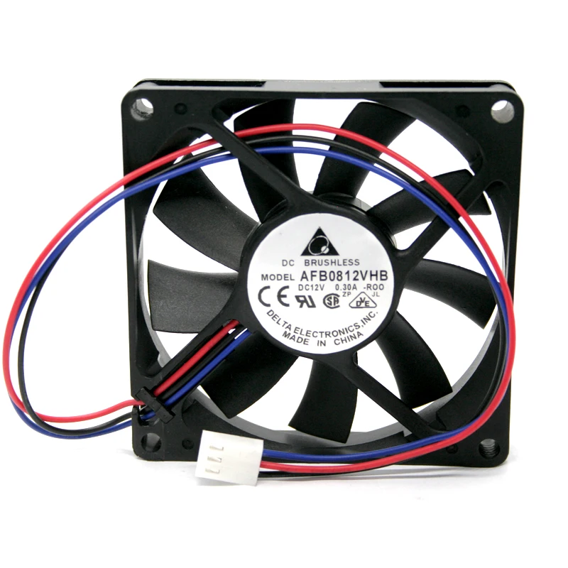 Delta 8015 afb0812vhb dc 12v 0.30a 8cm 80x80x15mm duplo rolamento de esferas cpu computador caso ...