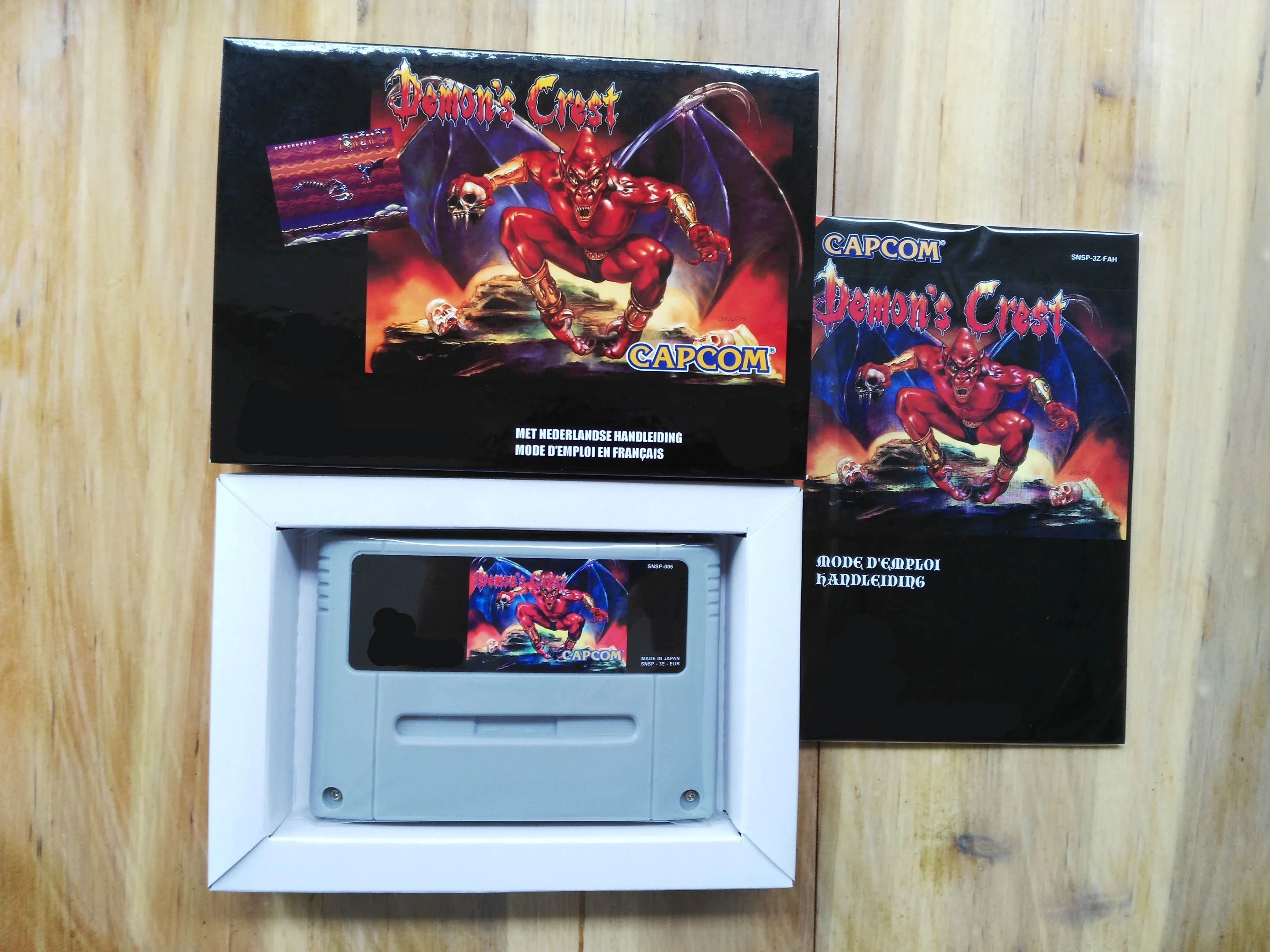 Juegos de 16 bits ** Demon's Crest (versión francesa PAL) Caja + Manual ...
