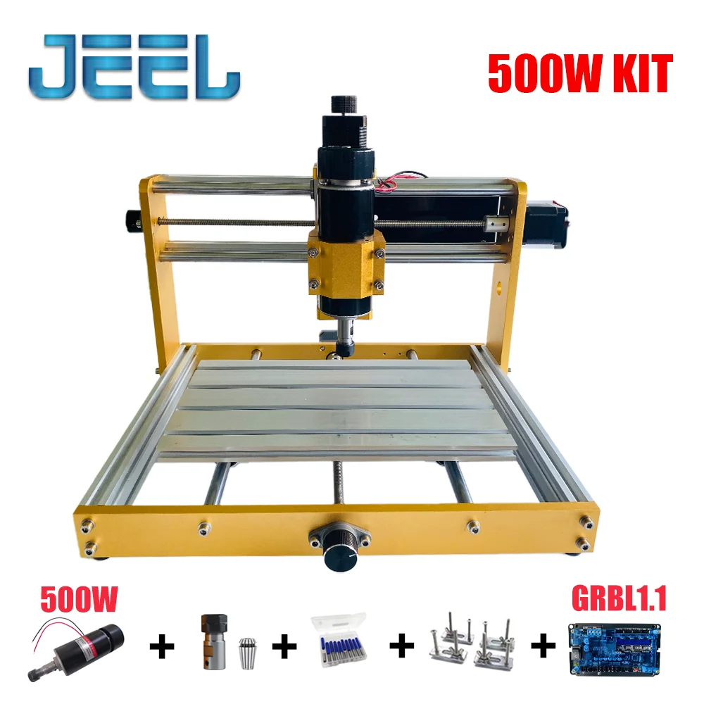 CNC 3018 Plus 500W/300W Spindle Kit 40W Laser Apply Nema17/23 Stepper ...