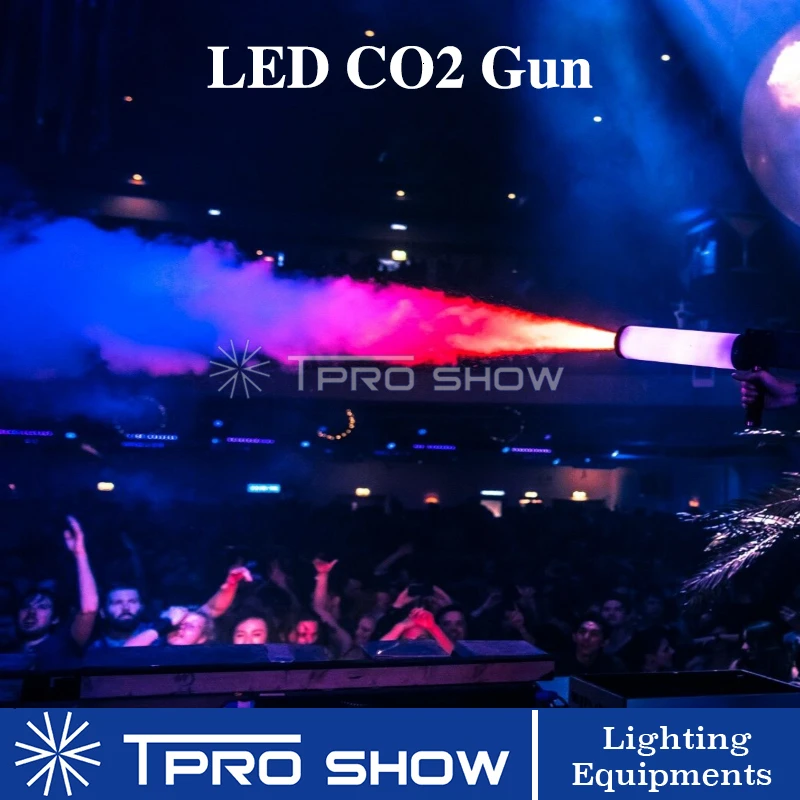 Pistola Co2 Led Gun Rgb Jet Cannon Co2 Gun Cryo Machine Special Stage ...