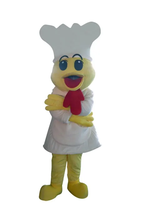 Professional white hat chick Mascot Costume Adult Birthday Party Fancy ...