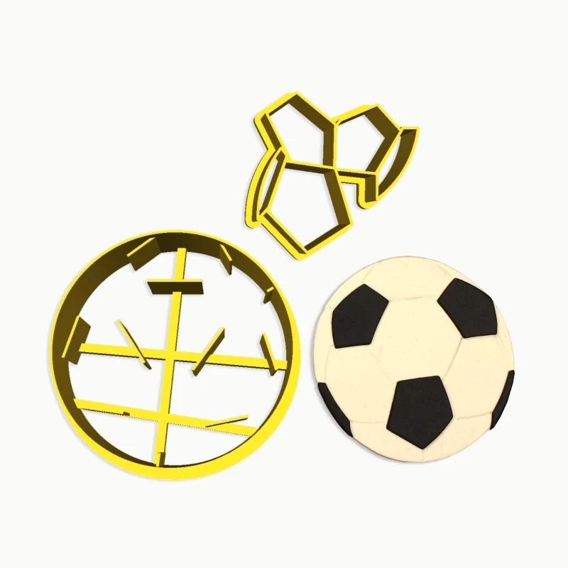 Soccer Ball Cookie Cutter