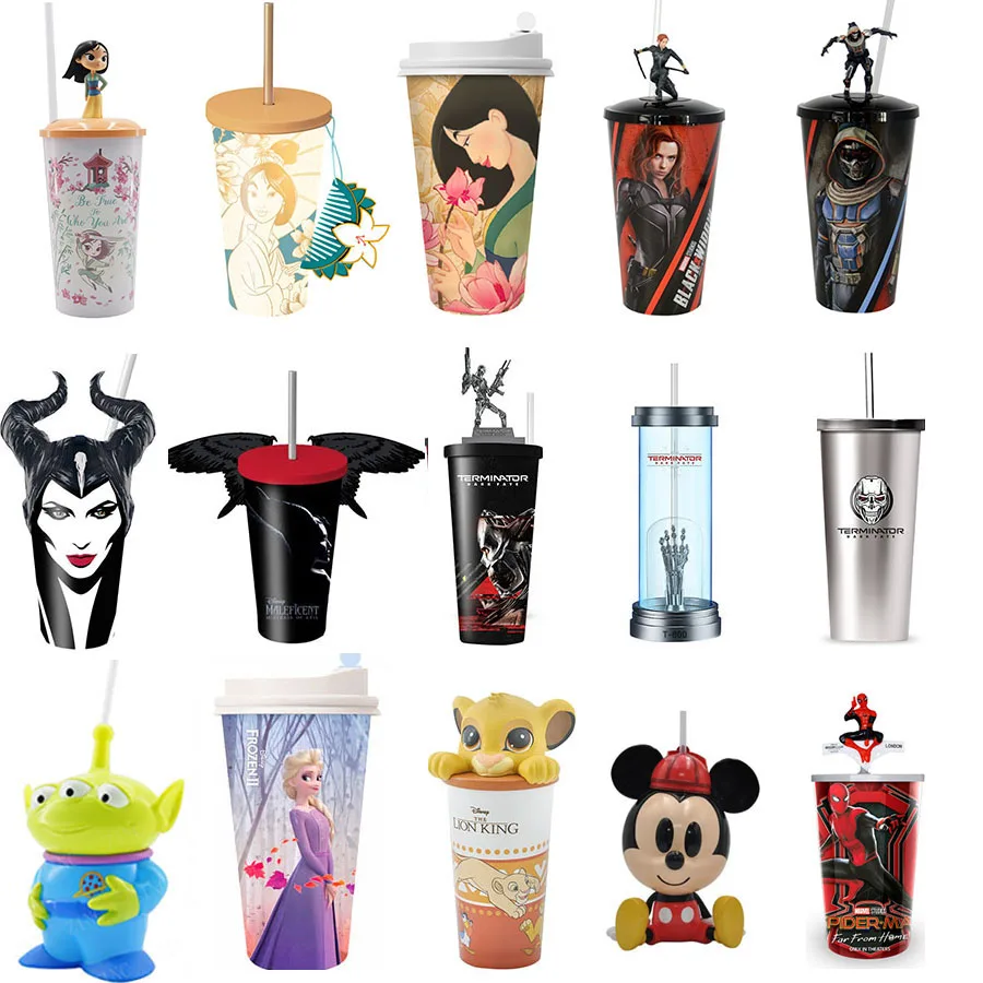 Disney-vaso de agua de Mickey Mouse, Mickey Mouse, Marvel, Frozen, Toy ...