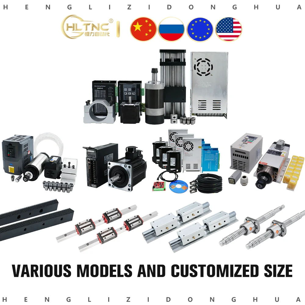Customized CNC Router Kit With MGN 12 SBR 20 HGR15 HGH20 Linear Guide ...