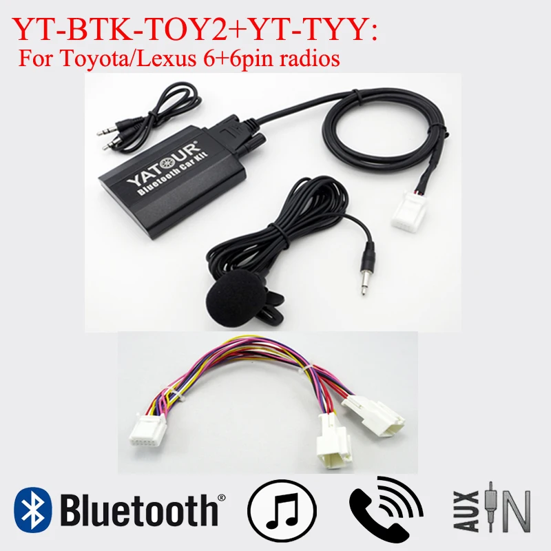 Bluetooth car adapter for Toyota Lexus Camry Highlander RAV4 Corolla ...