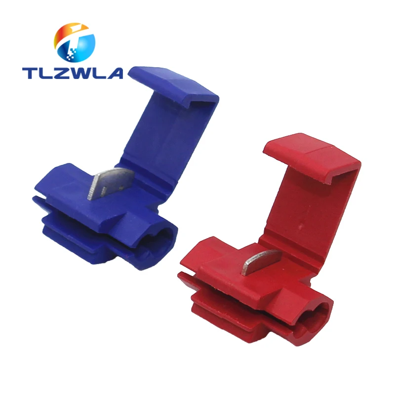 5V 220V Line Connector 10 24A Terminal Joint Blue Red Quick Connection ...