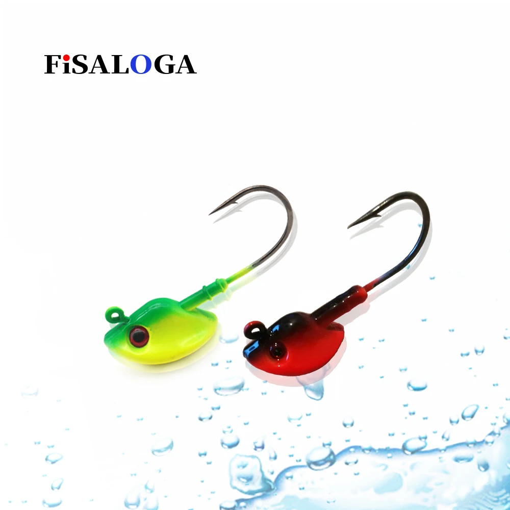 Crank Jig head 26,5g Mormyshki gusano pescado FiSALOGA Spinner Pesca de ...