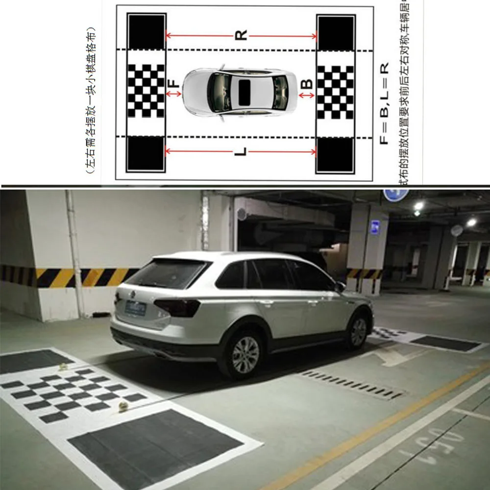 Car-360-panoramic-system-debugging-and-calibration-cloth-suitable-for ...