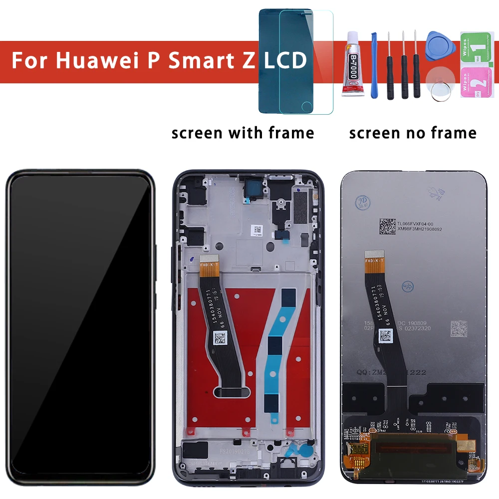 Pantalla LCD táctil para Huawei P Smart Z, reemplazo de STK LX1 STK L22 ...