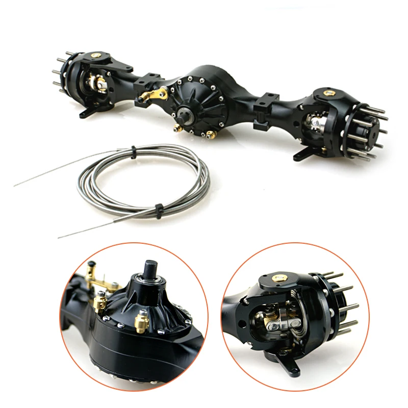 LESU Metal Front Axle Differential Lock 1/14 RC Tractor DIY Truck Q9020 ...