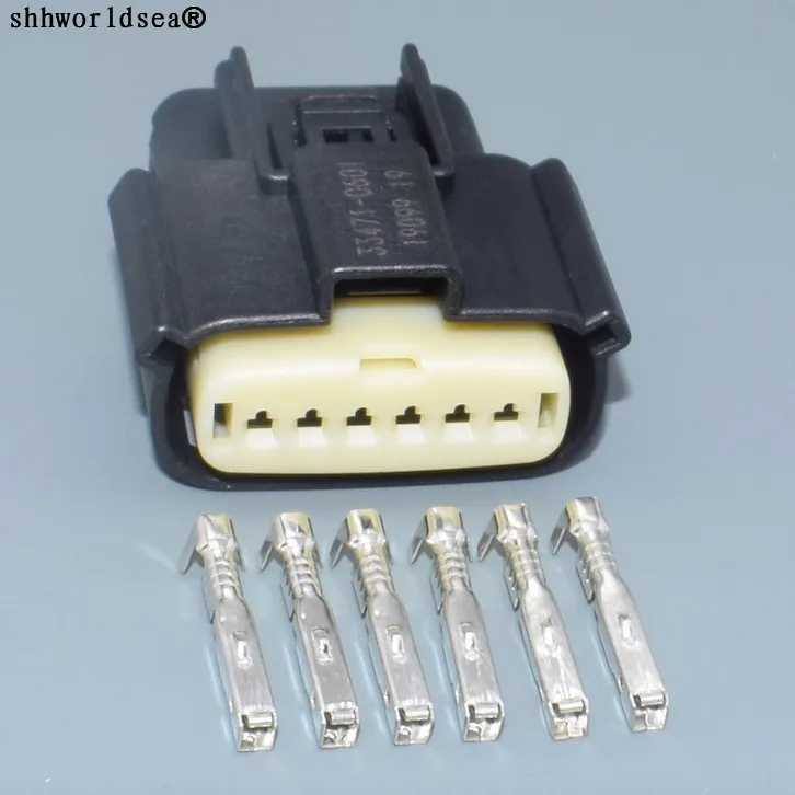 worldgolden-for-Molex-6-Pin-Way-Automotive-Plug-Female-Connector-33471 ...