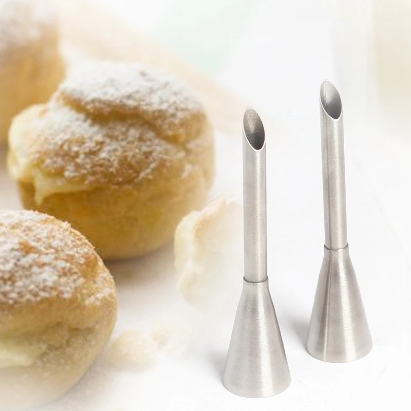 3Pcs Kitchen Puffs Nozzle Tip Baking Tools For Cake Decorating Home ...