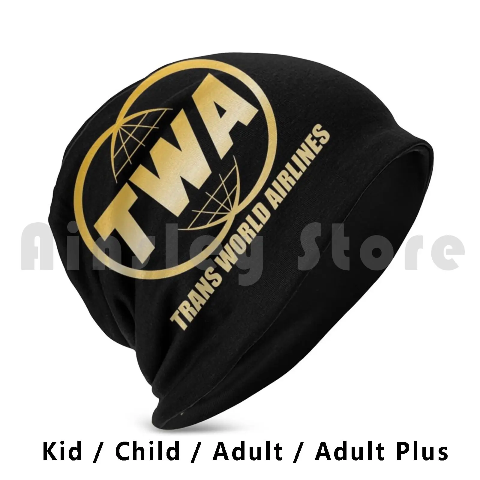 Trans-World-Airways-Twa-Retro-Beanies-Knit-Hat-Hip-Hop-Cool-Retro-Trans ...