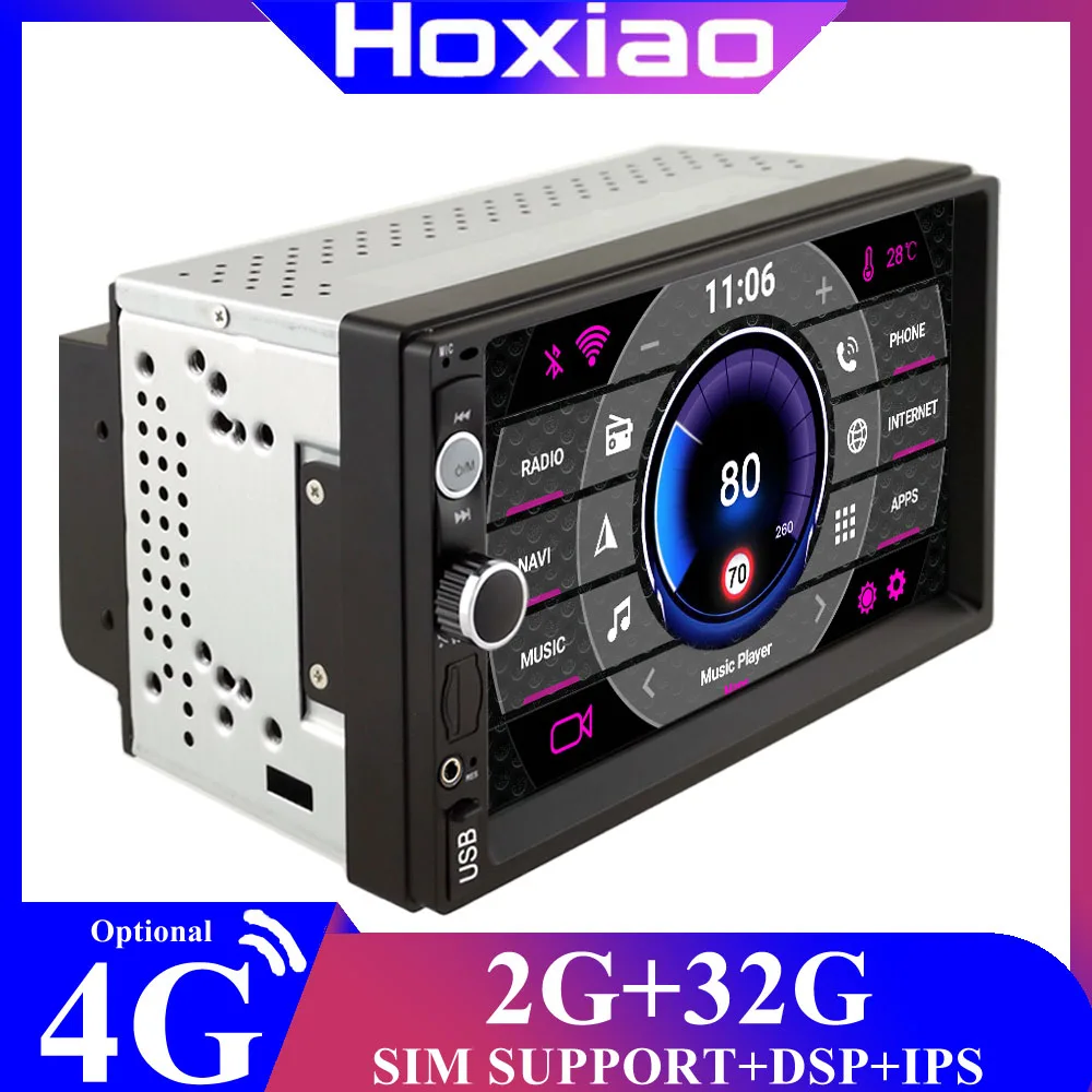 Radio con GPS para coche, reproductor Multimedia con Android, 4G, WIFI ...