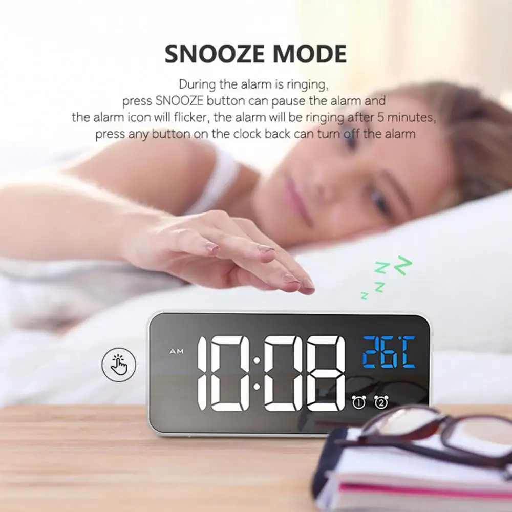 Multifunctional-USB-Rechargeable-LED-Digital-Display-Screen-Snooze ...