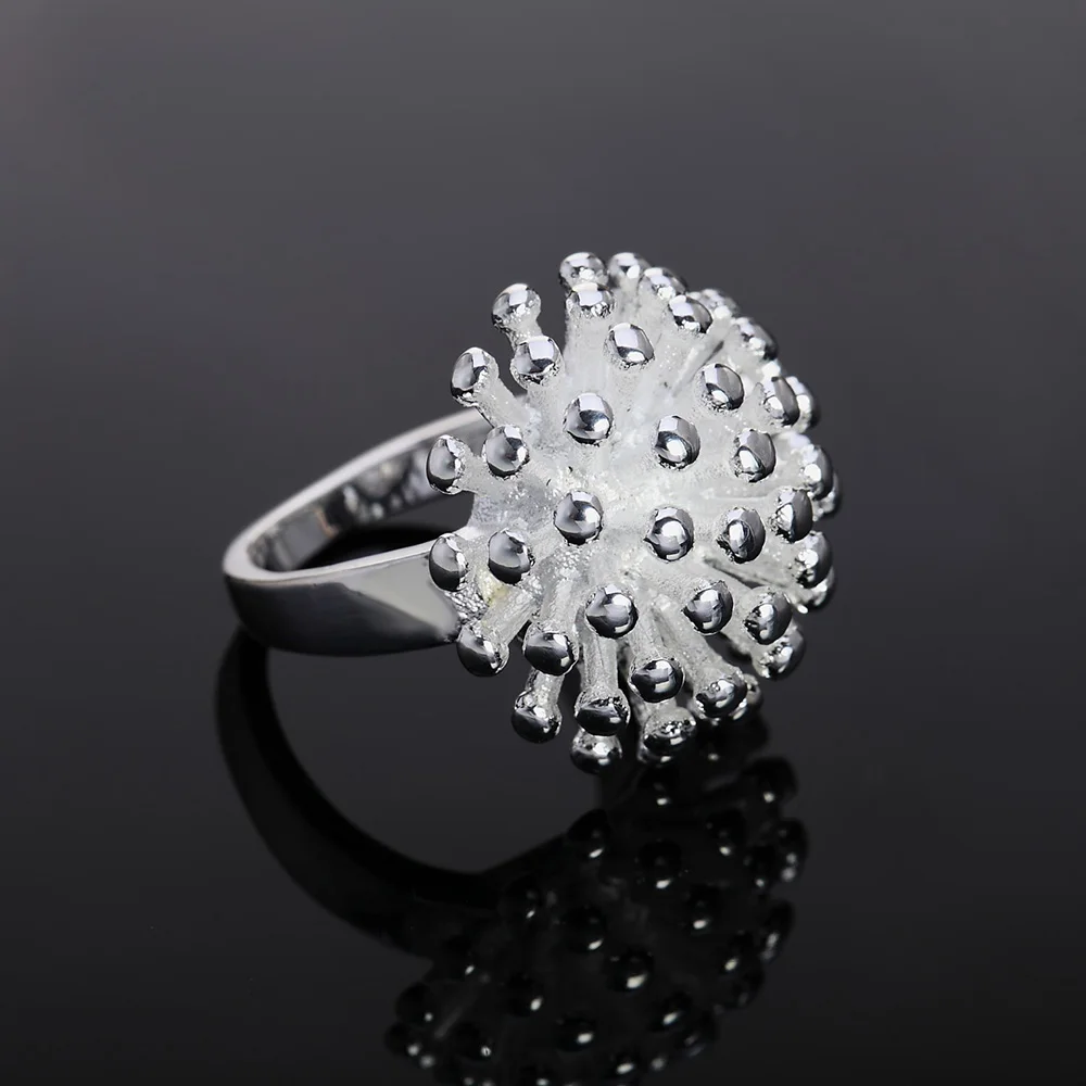925 Stamped Silver Jewelry Vintage Fireworks Rings for Women Size 6 7 8 ...