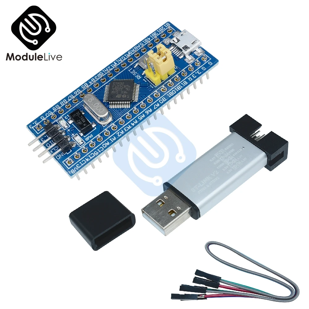 STM32F103C8T6 ARM ST-Link V2 мини Минимальная плата разработки системы STM8 STM32 Simulator ...